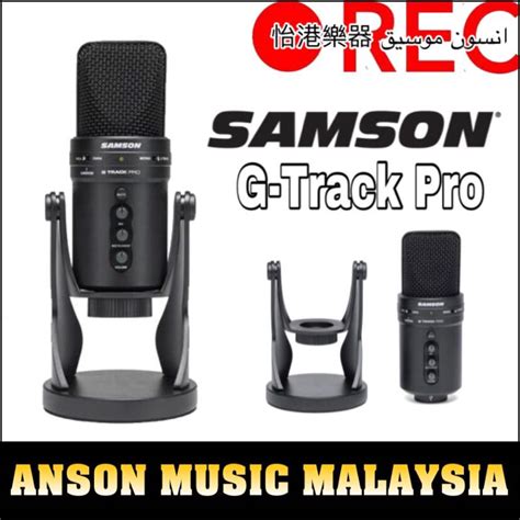 Samson G Track Pro Professional Usb Microphone With Audio Interface