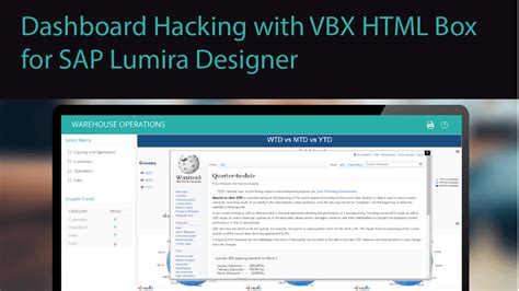 Dashboard Hacking With Vbx Html Box For Sap Lumira Designer Vbx For Sap Lumira