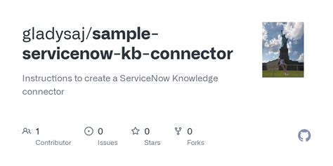 Github Gladysajsample Servicenow Kb Connector Instructions To