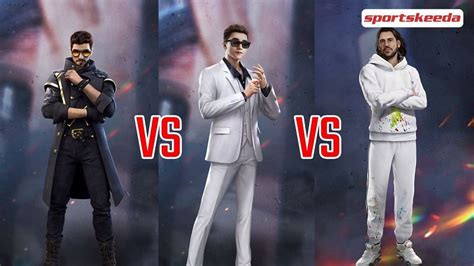 Dj Alok Vs Skyler Vs Dimitri Which Free Fire Character Is Better For