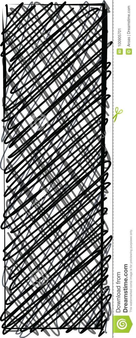 Fuente Del Drenaje De La Mano Letra I Ilustración del Vector