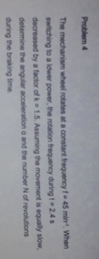 Solved Problem The Mechanism Wheel Rotates At A Constant Chegg Com