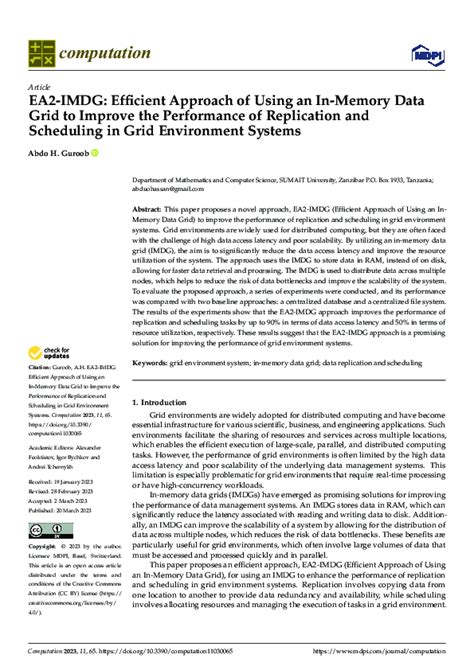 Pdf Ea2 Imdg Efficient Approach Of Using An In Memory Data Grid To