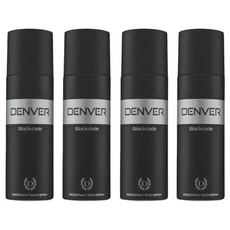 Denver Black Code Nano Men S Deodorant Spray Pack Long Lasting