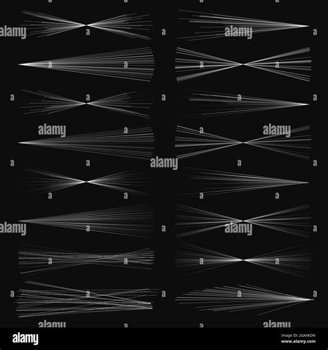 Random Chaotic Lines Element Random Stripes Stock Vector Illustration Clip Art Graphics