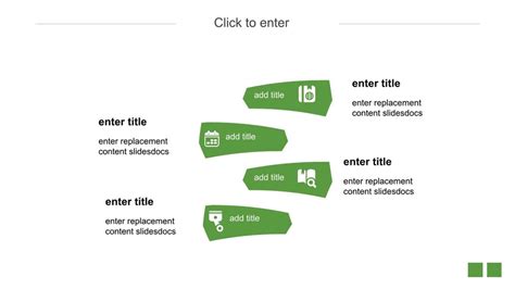 Series Of Green Icons Diagram Google Slide Theme And Powerpoint Template Slidedocs