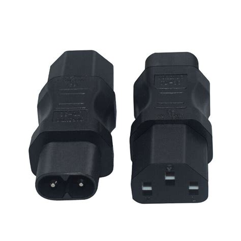 Professional Male Female Adapter C8 To C13 Adapter Adapter Abs Material