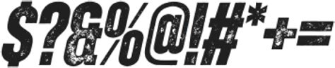Zuume Rough Bold Italic Otf 700 Font Decorative Display What Font Is