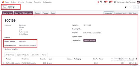 How To Include Invoice And Delivery Address Inside Customer Invoices In Odoo 17