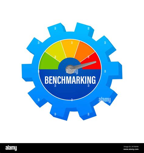 Benchmarking Speedometer General Indicator Business Concept Vector