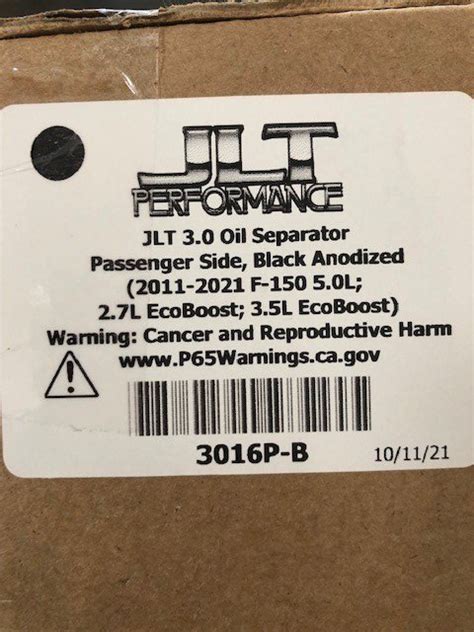 Jlt Catch Can  F150 Tremor Forum