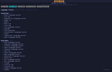 从 Nvim Lsp Installer 升级到 Masonnvim 总共分几步 掘金