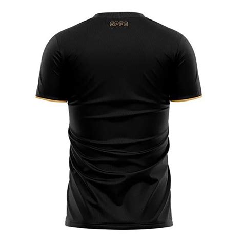 Camisa São Paulo Roleplay Braziline Masculina Preto