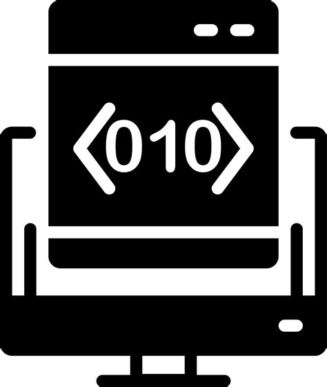 Solid Icon For Custom Coding 24605497 Vector Art At Vecteezy