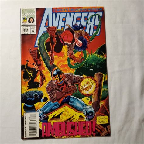 Avengers 372 Very Fine Cover By Steve Epting And Tom Palmer Comic