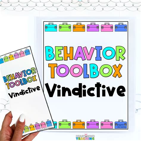Behavior Intervention Toolbox Vindictive Heart And Mind Teaching