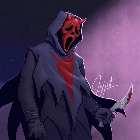 Ghostface From Scream Tv Series Demon Ghostface Ghostface Redesign