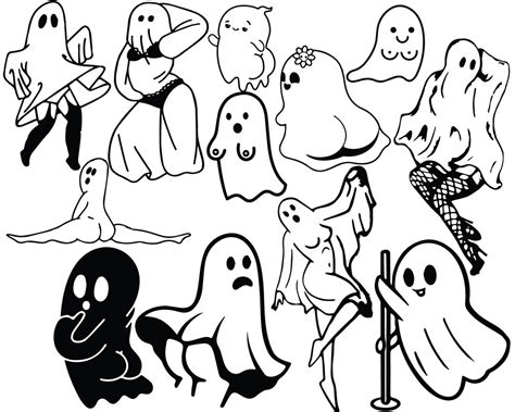 Smexy Ghost Funny Butt Ghosts Svg Pack Highest Quality Etsy Australia