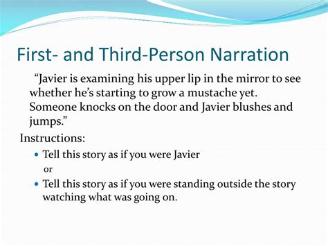 PPT Differences Between First And Third Person Narration PowerPoint