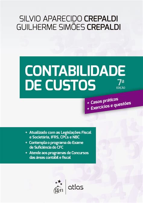 Livro Contabilidade De Custos 7ª Edição 2023