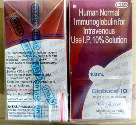 Intas Immunoglobulline 10g Human Normal Immunoglobulin For Intravenous