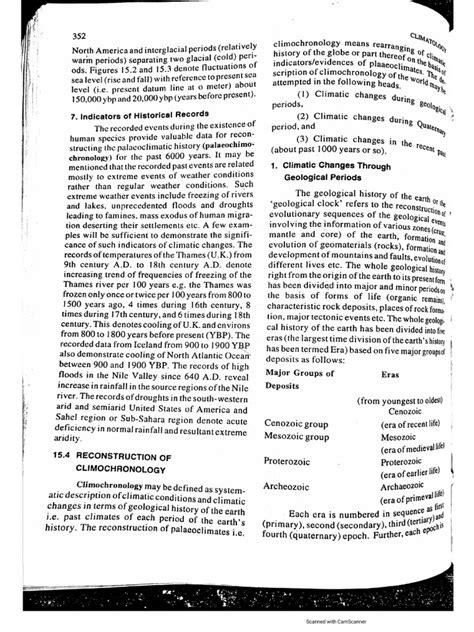 Reconstruction Of Past Climate Pdf