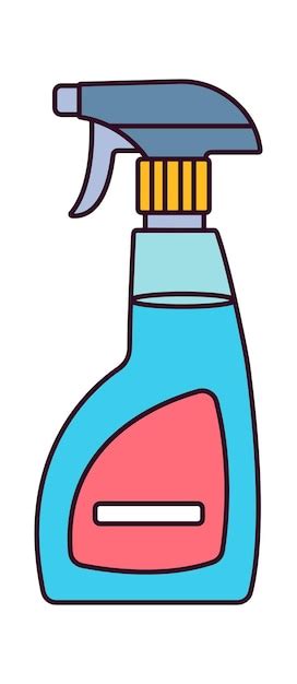Premium Vector Spray Bottle Icon Vector Illustration