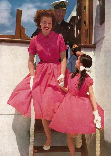 Vintage Chic Mother Daughter Outfits Mother Daughter Fashion
