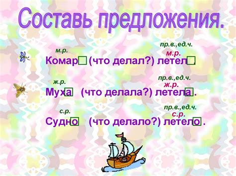 Изменение глаголов прошедшего времени по родам и числам презентация