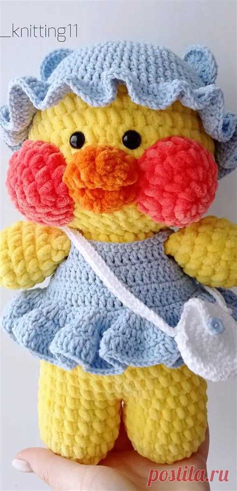 Pdf Уточка крючком Free Crochet Pattern Аmigurumi Bird Patterns Амигуруми схемы и описани