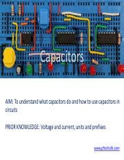 Understanding Capacitors Functions Capacitance And Working Course Hero
