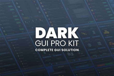 Ultimate Dark Gui Pro Kit Complete Ui Psd Sources 2d Gui Unity