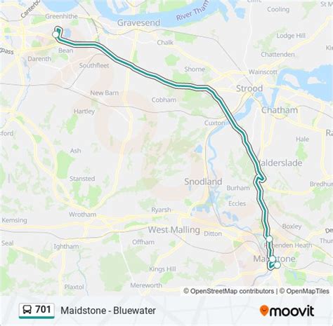 701 Route Schedules Stops Maps Maidstone Updated