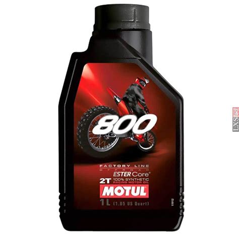 Motul Motor Racing Oil 1 Litre 100 Synthetic 800 2T 2 Stroke