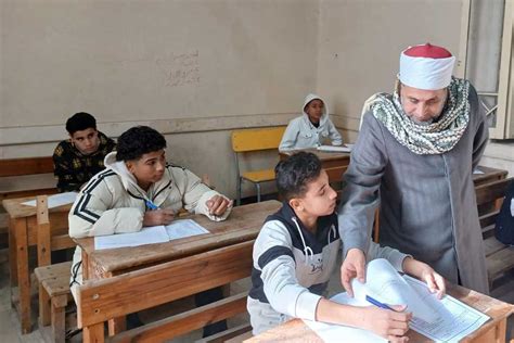 جدول امتحانات الصف الثاني الإعدادي الأزهري التيرم الثاني 2025 المصري