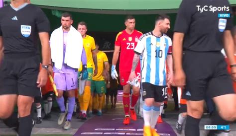 Argentina Se Impuso 2 0 Ante Australia Con Goles De Lionel Messi Y
