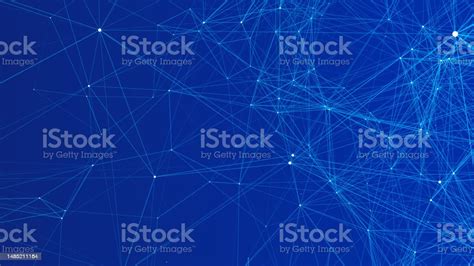 빛나는 선과 점의 디지털 신경총 추상적인 배경입니다 3d 렌더링 네트워크 또는 연결 벡터 0명에 대한 스톡 벡터 아트 및 기타 이미지 Istock