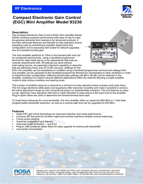 Compact EGC Mini Amplifier 93230 7009156