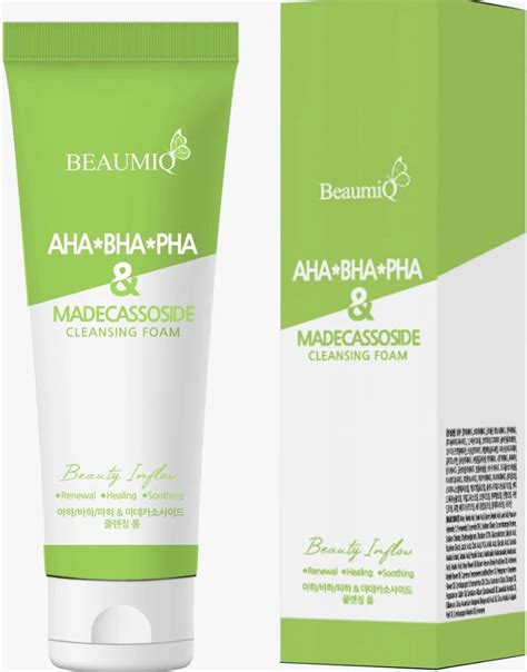 Пенка для умывания BeaumiQ AHA BHA PHA & Madecassoside от 2 070₸ в Skiny.kz