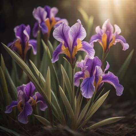 Iris Morado Foto Premium