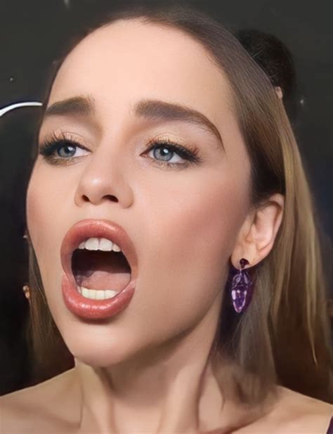 Emilia Clarke R Celebritymouths