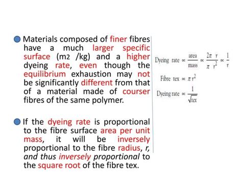 Dyeing Kinetics Diffusion Pore Model Free Volume Model Ppt