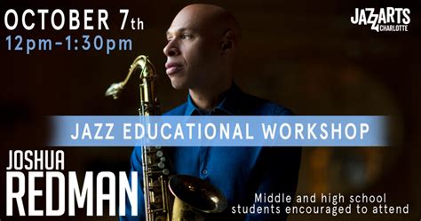 Jazz Room Special Edition Joshua Redman Group Featuring Gabrielle