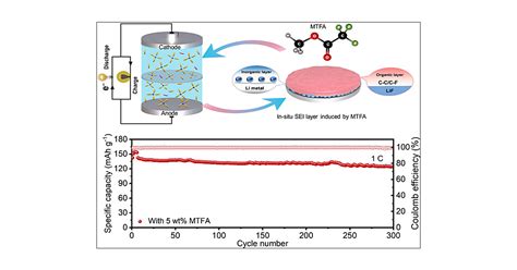 Fluorine Rich Electrolyte Additive For Achieving Dendrite Free Lithium