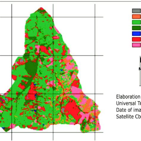 Map Of Land Cover Of The Confusion Streams Basin 2009 Download