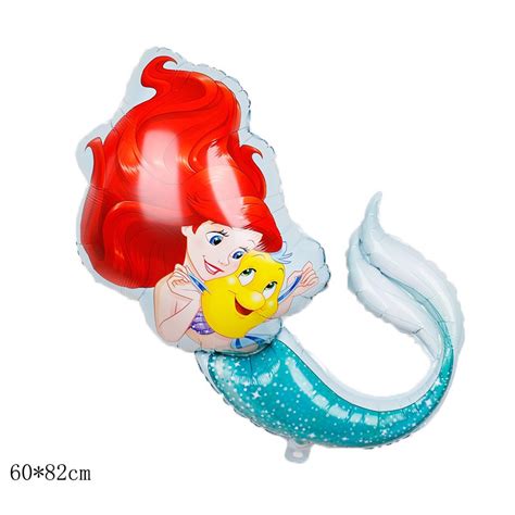 ลูกโป่งหางนางเงือก การ์ตูนสโนว์ไวท์ ซินเดอเรลล่า สําหรับตกแต่งปาร์ตี้วันเกิด Shopee Thailand