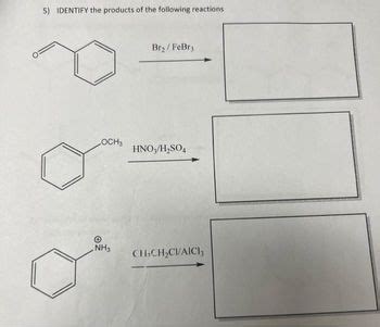 Answered: 5) IDENTIFY the products of the following reactions | bartleby
