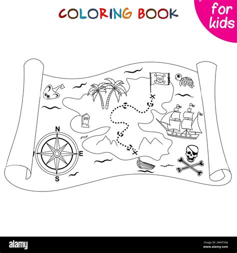Treasure Map Coloring