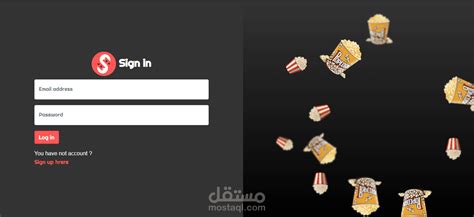 واجهة امامية ب html css bootstrap5 لموقع سينمائي مستقل