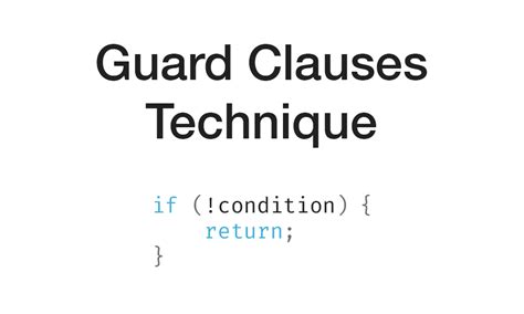 guard clauses technique let s be honest how many times you… by